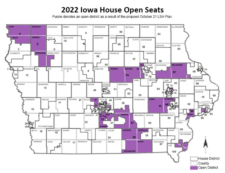 Iowa Legislative and Congressional Redistricting Map Analysis - Take 2 ...
